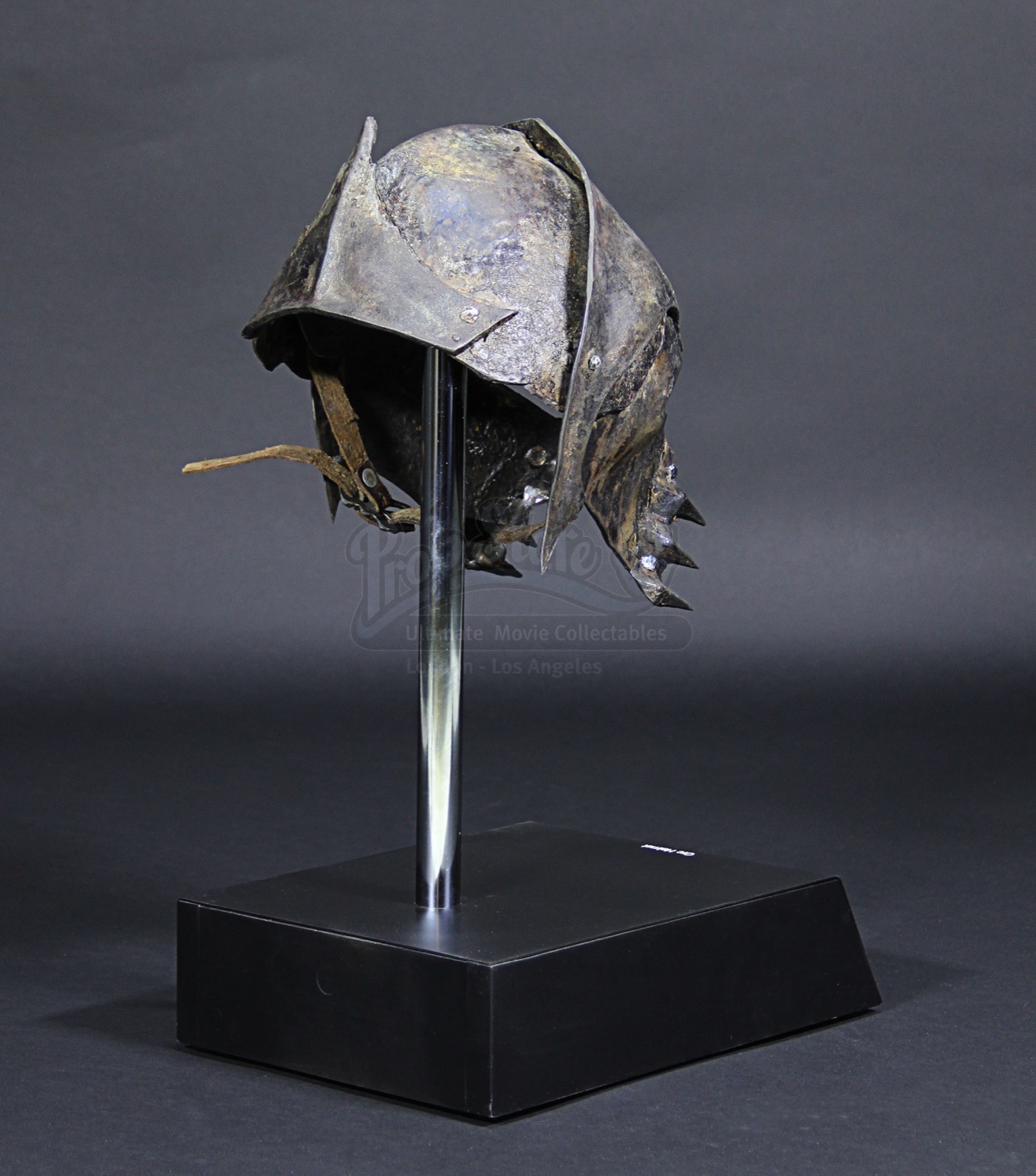 Well-used on the production, the helmet is supplied with a custom made ...