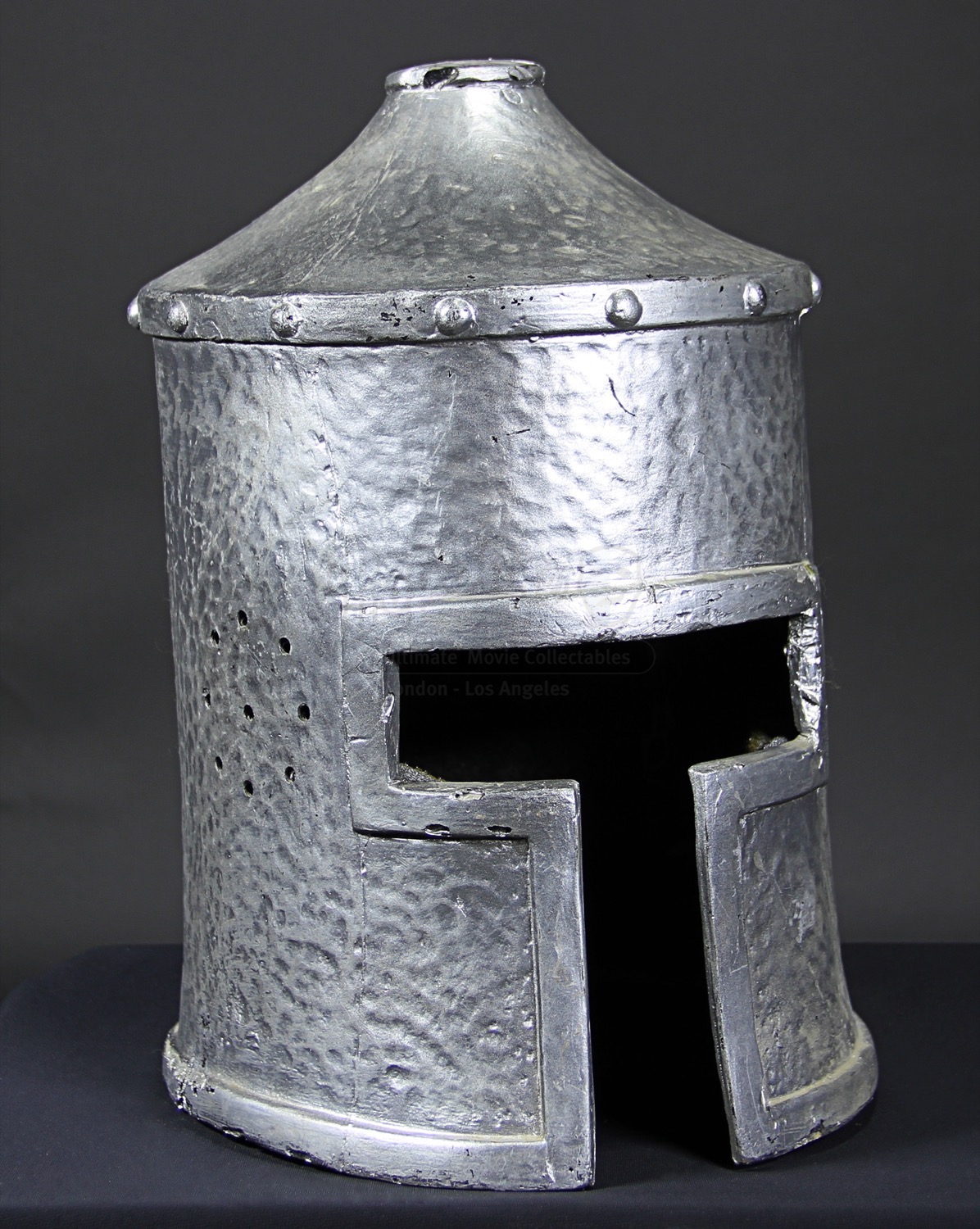 A helmet used in the comedy film Monty Python and the Holy Grail. This ...