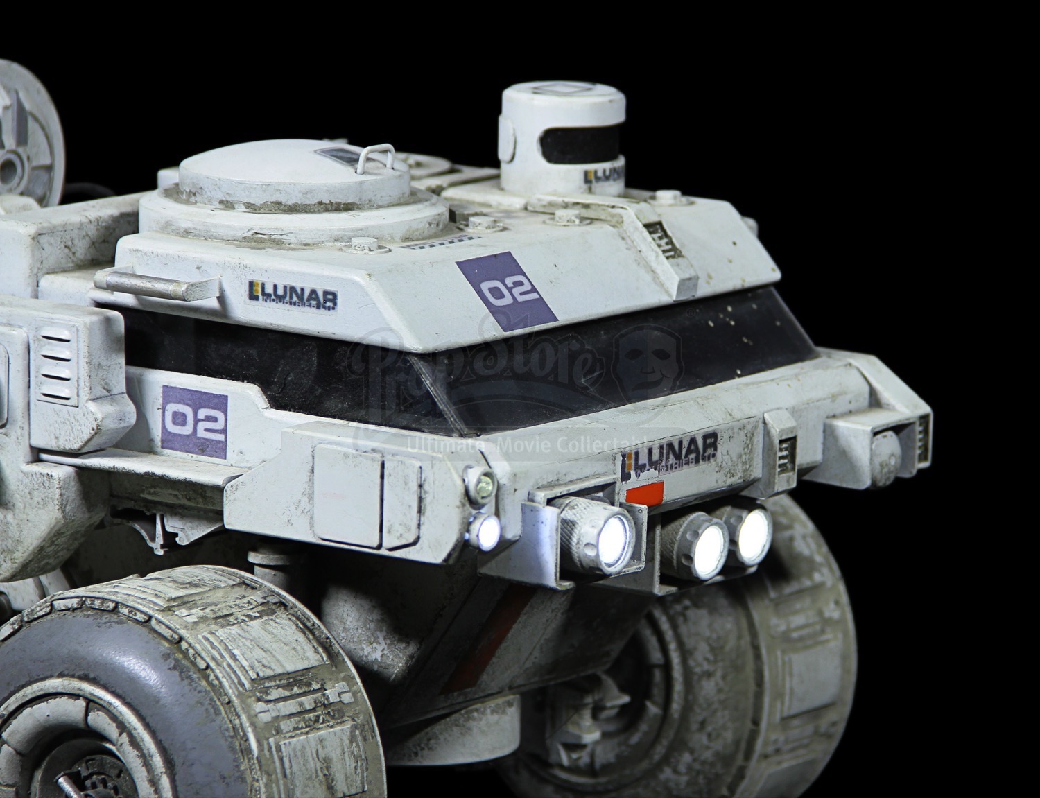 A model miniature Sarang lunar rover fromMoon. This model was one of ...