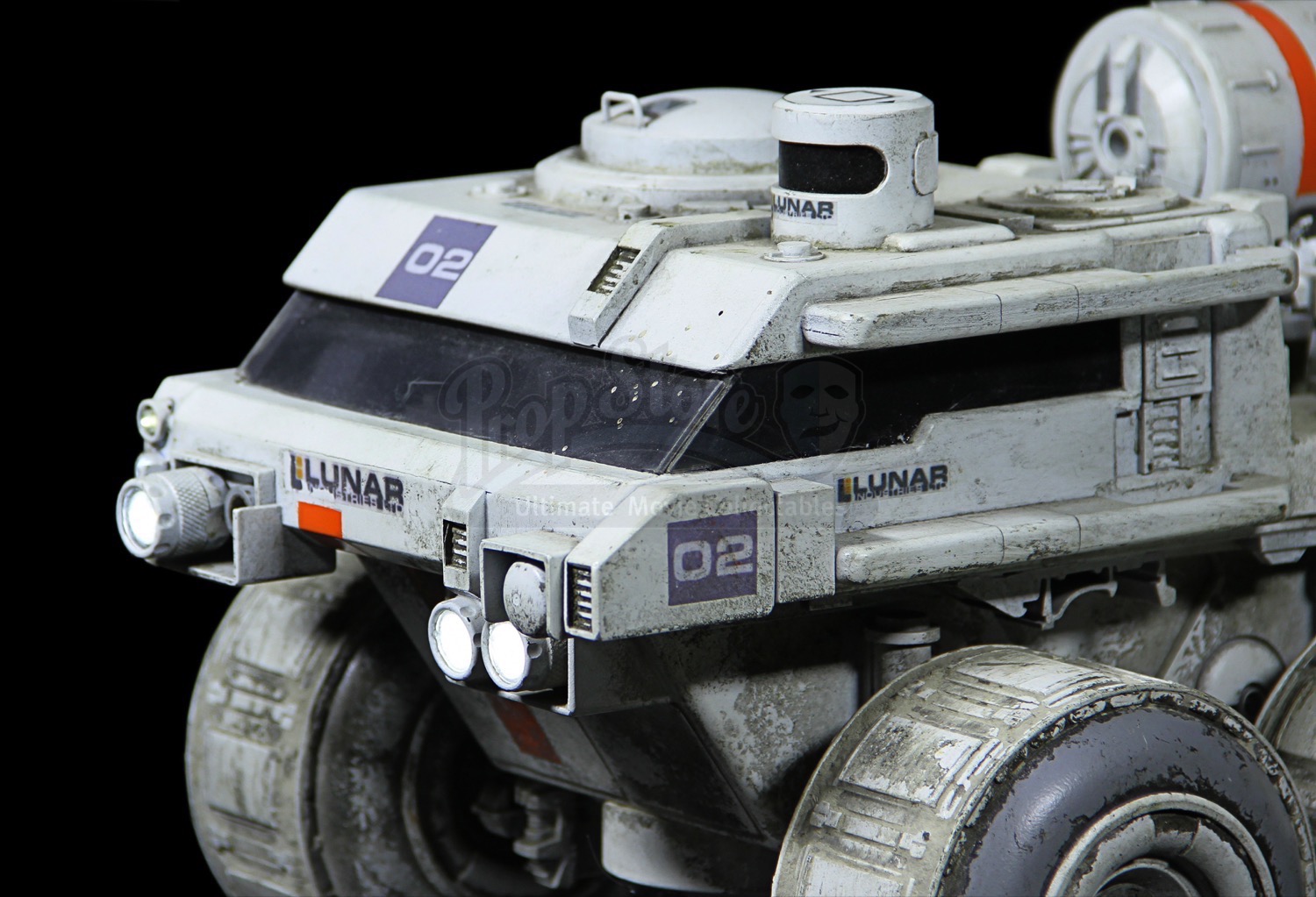 A model miniature Sarang lunar rover fromMoon. This model was one of ...