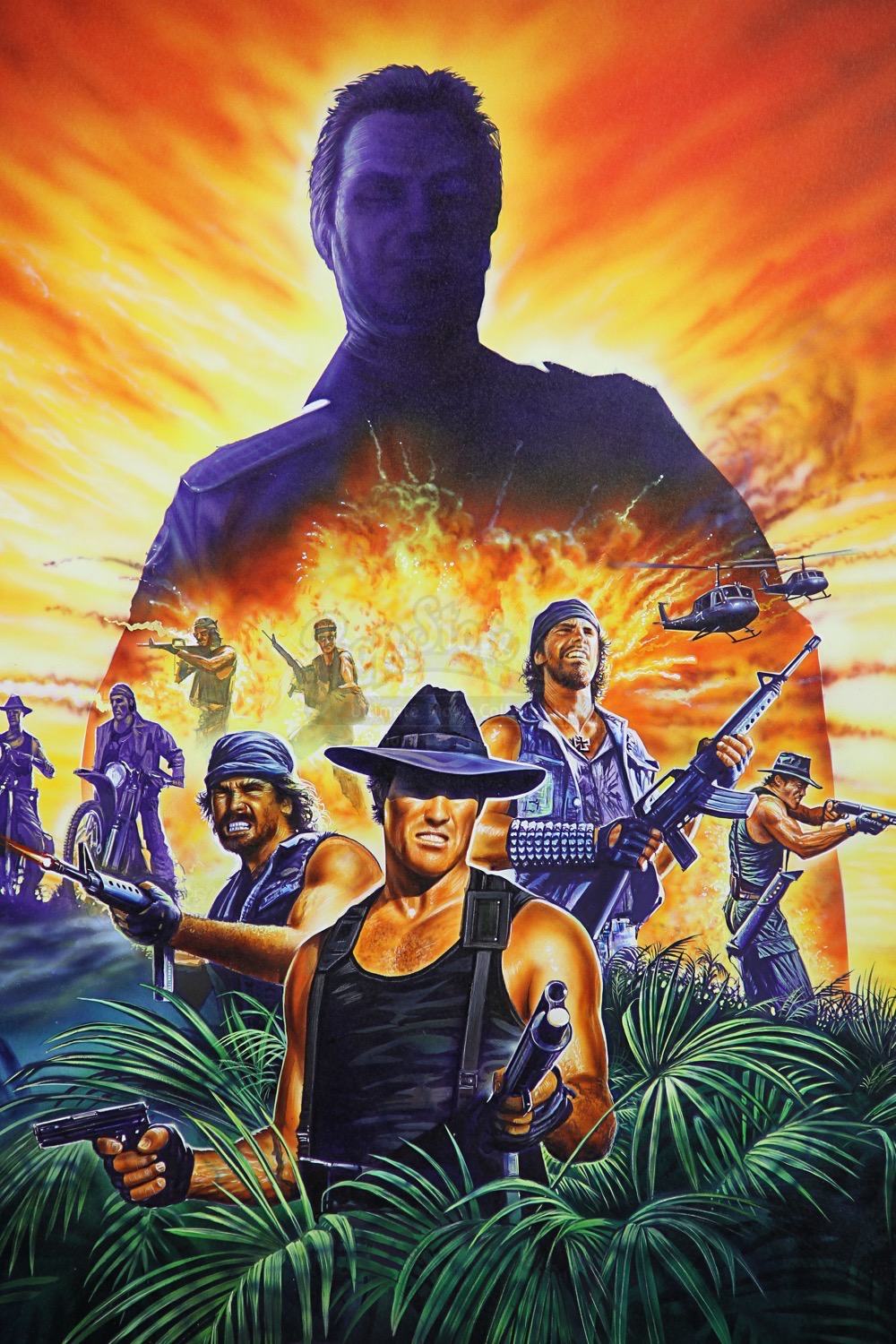 NAM ANGELS (1989) - Steve Crisp Hand-Painted Movie Poster Artwork ...
