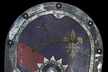 A prop shield from Kevin Reynold’s adventure film Robin Hood:Prince of ...