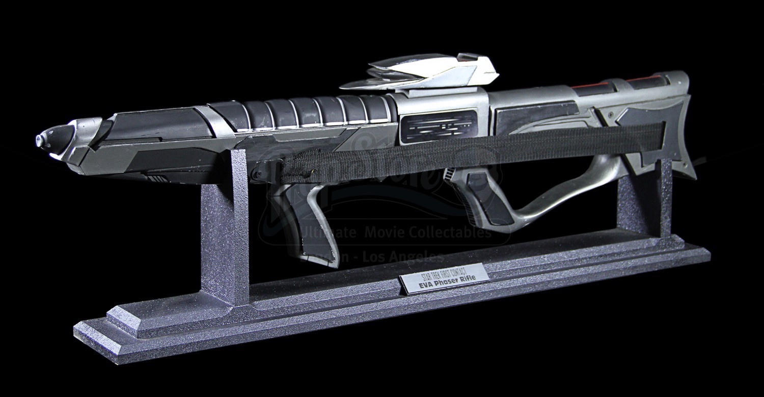 A hero light-up EVA phaser rifle from Star Trek: First Contact. Picard ...