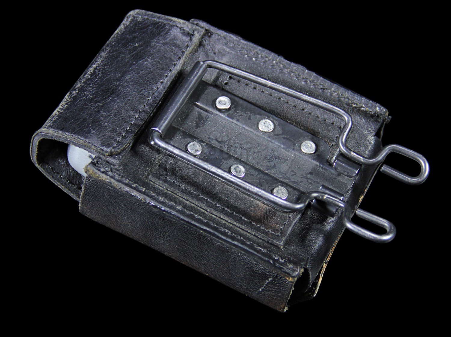 A prop hand scanner with belt pouch from Star Trek: Enterprise. A ...