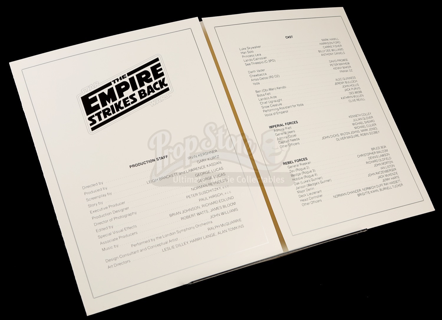 STAR WARS: THE EMPIRE STRIKES BACK (1980) - Screening Program and ...