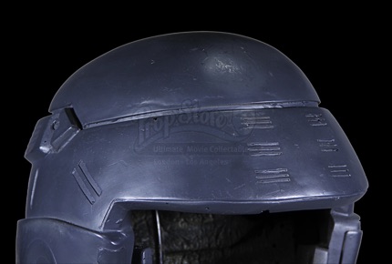 A Mobile Infantry combat helmet and Fleet uniform insignia from ...