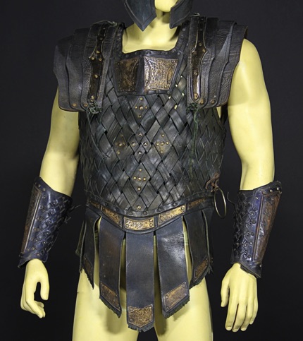 A Myrmidon warrior’s armour worn in Wolfgang Petersen’s Troy.This ...