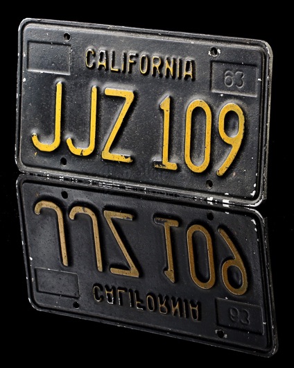 BULLITT (1968) - Frank Bullitt's (Steve McQueen) License Plate and ...