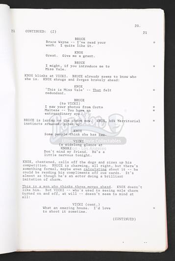 BATMAN (1989) - Production-Used Script - Current price: £1500