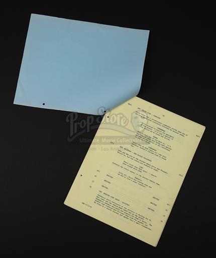 STAR WARS: A NEW HOPE (1977) - Script Revision Pages - Current price: £425