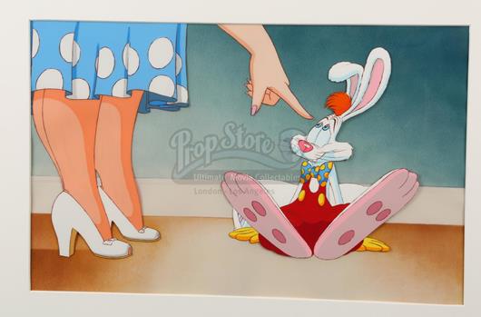 WHO FRAMED ROGER RABBIT (1988) - Hand-Painted Roger Rabbit 'Somethin's ...