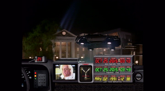 BACK TO THE FUTURE THE RIDE (1991) - DeLorean Time Machine Model ...