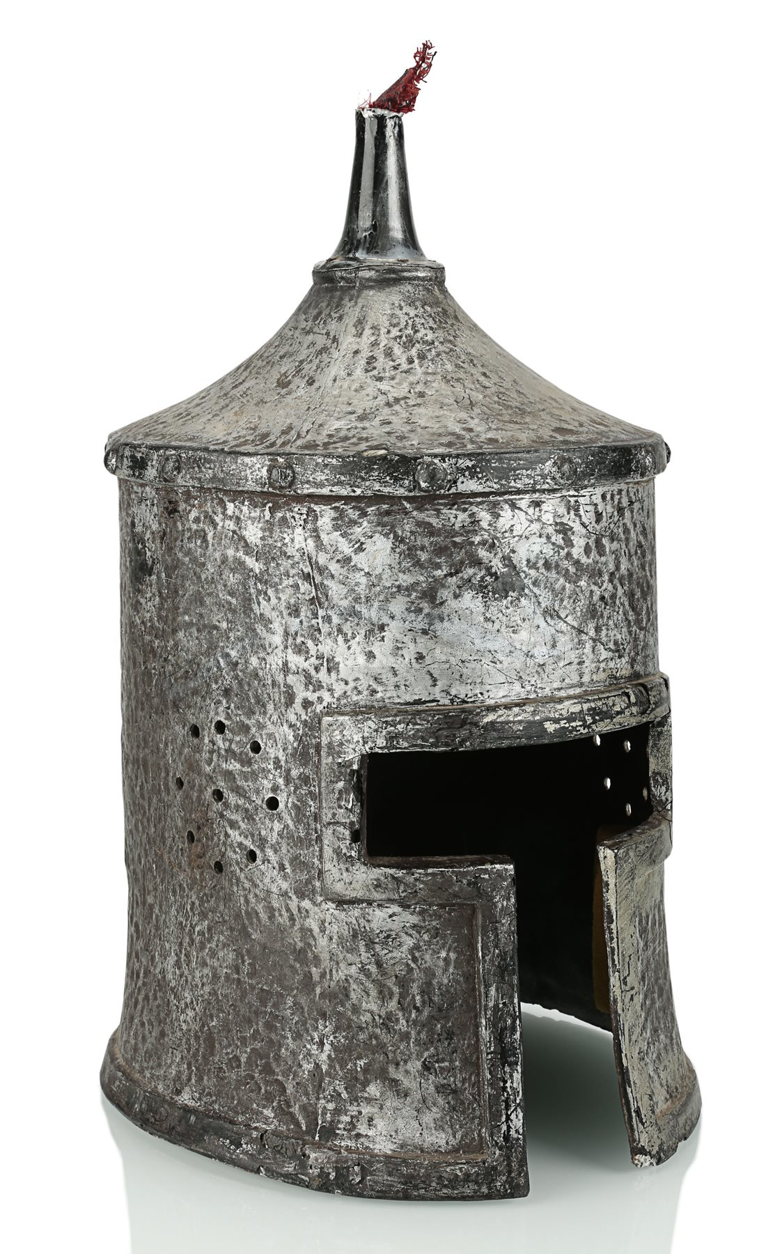 A helmet used in the cult comedy Monty Python and the Holy Grail. The ...