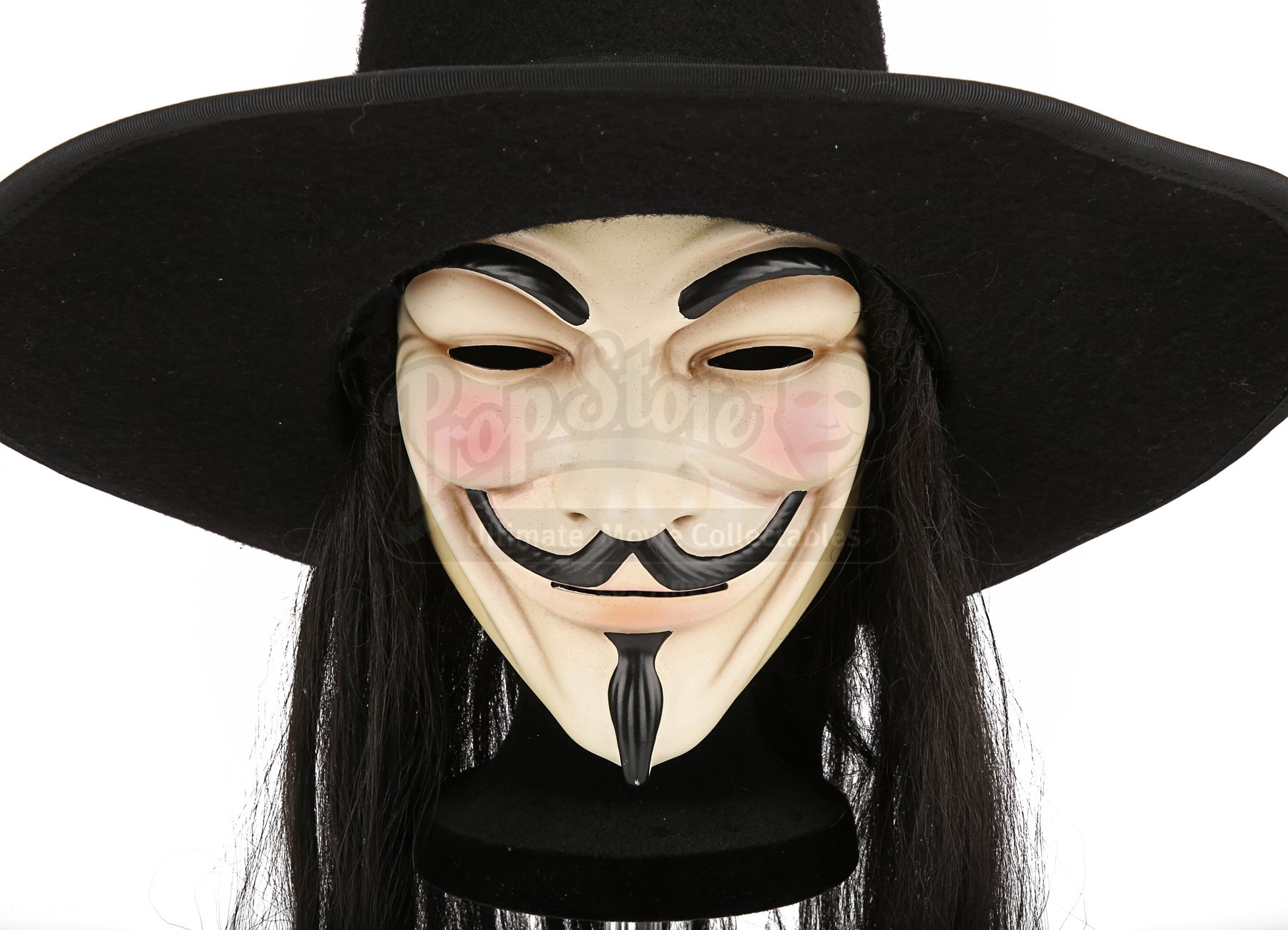 V FOR VENDETTA (2005) - V Mask, Hat and Wig - Current price: £4750