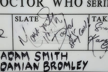 DOCTOR WHO (TV 2005 -) - Production-Used Autographed Clapperboard ...