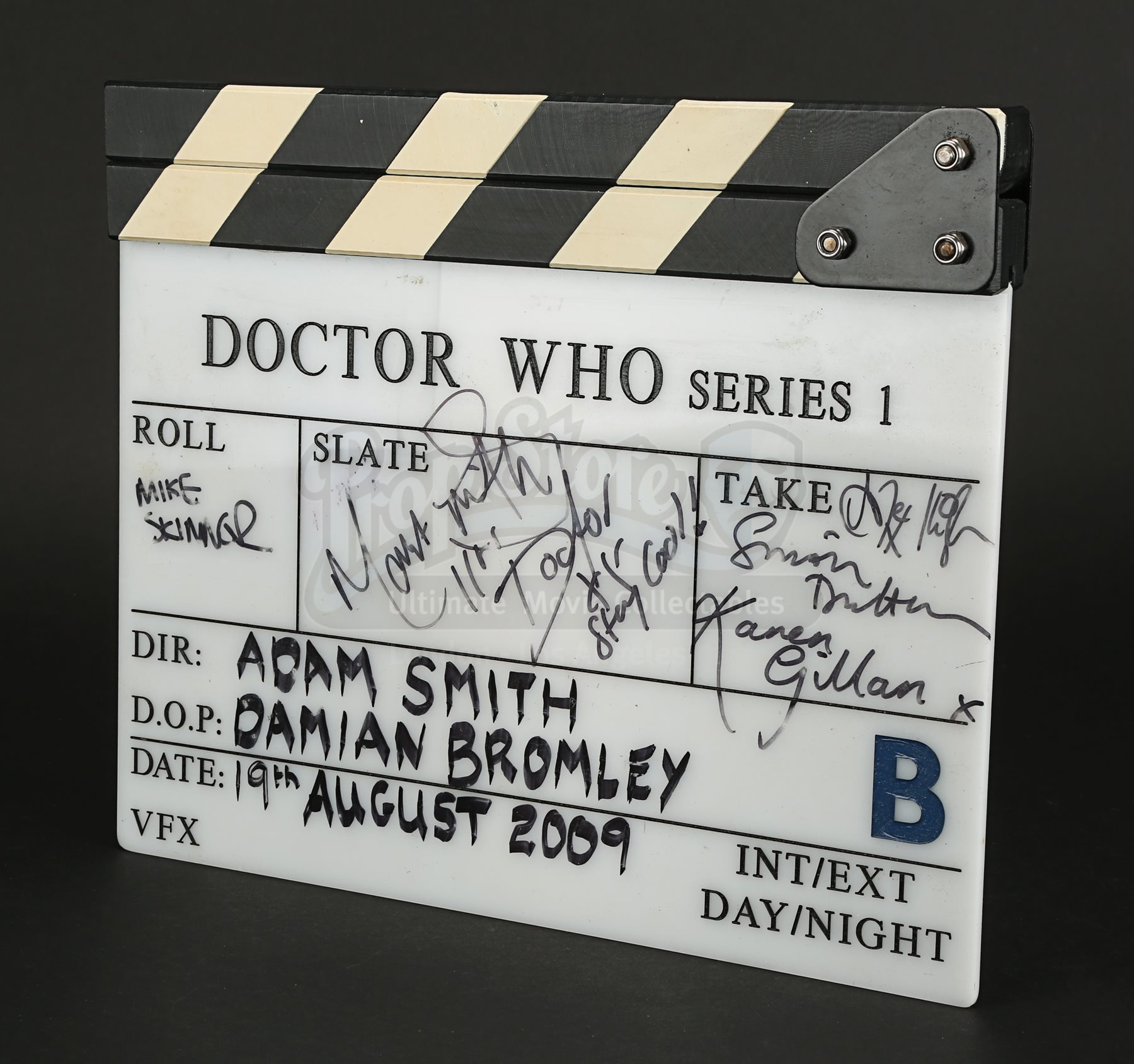 DOCTOR WHO (TV 2005 -) - Production-Used Autographed Clapperboard ...
