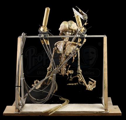 A Gremlin skeleton puppet from Joe Dante's horror comedy Gremlins 2 ...