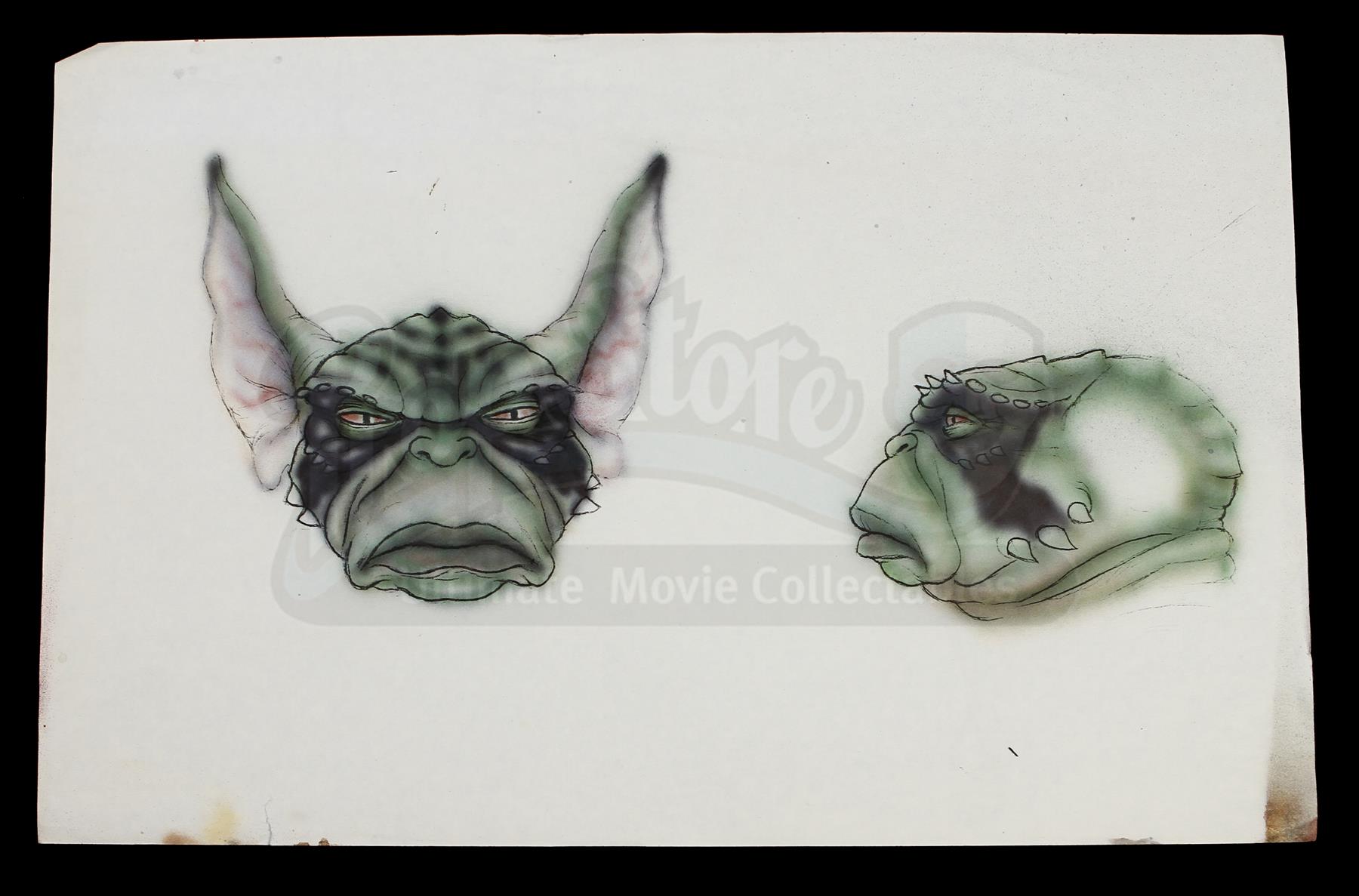 GREMLINS 2: THE NEW BATCH (1990) - George Hand-Drawn Color Tests