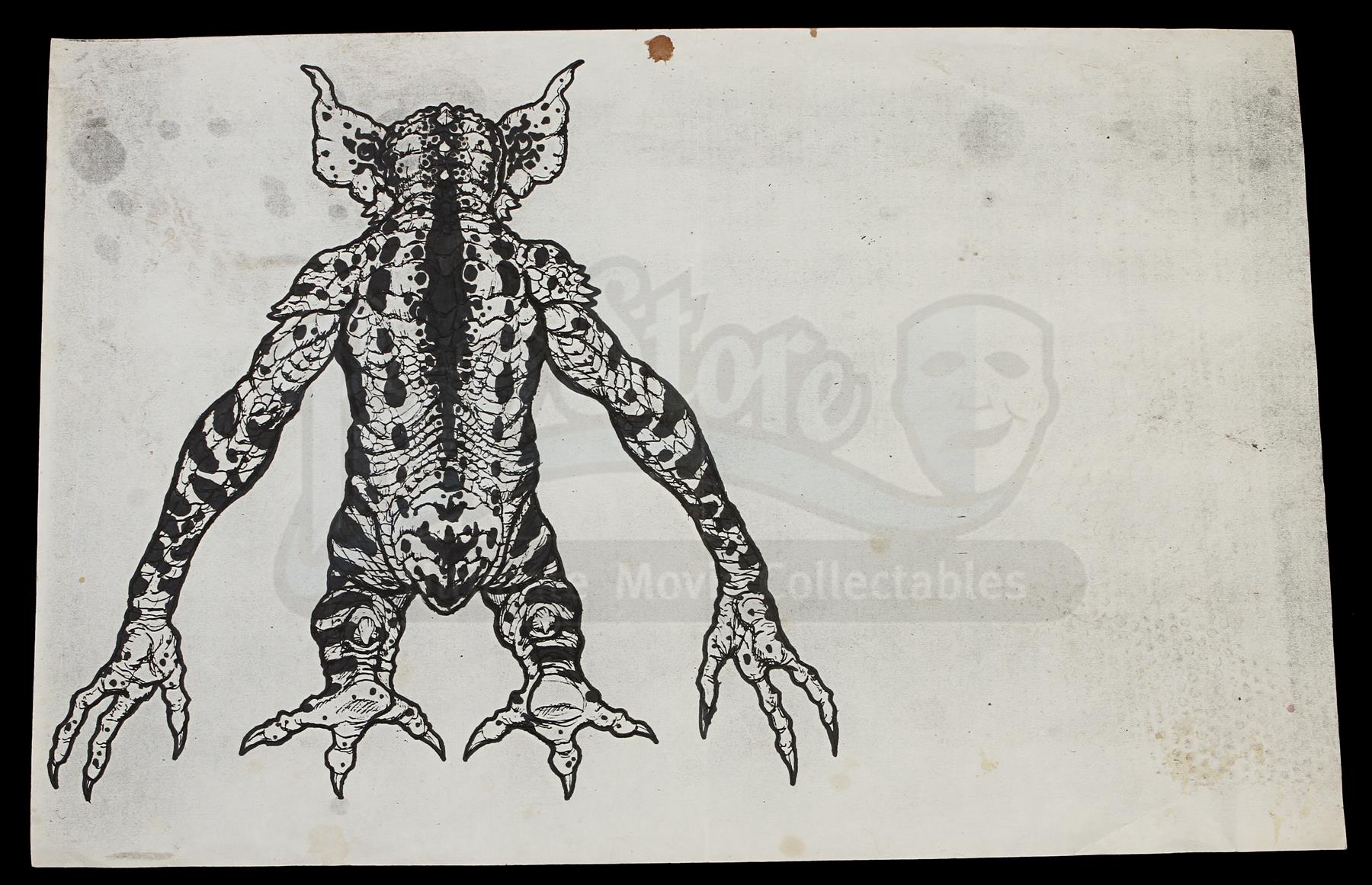 GREMLINS 2: THE NEW BATCH (1990) - George Hand-Drawn Color Tests