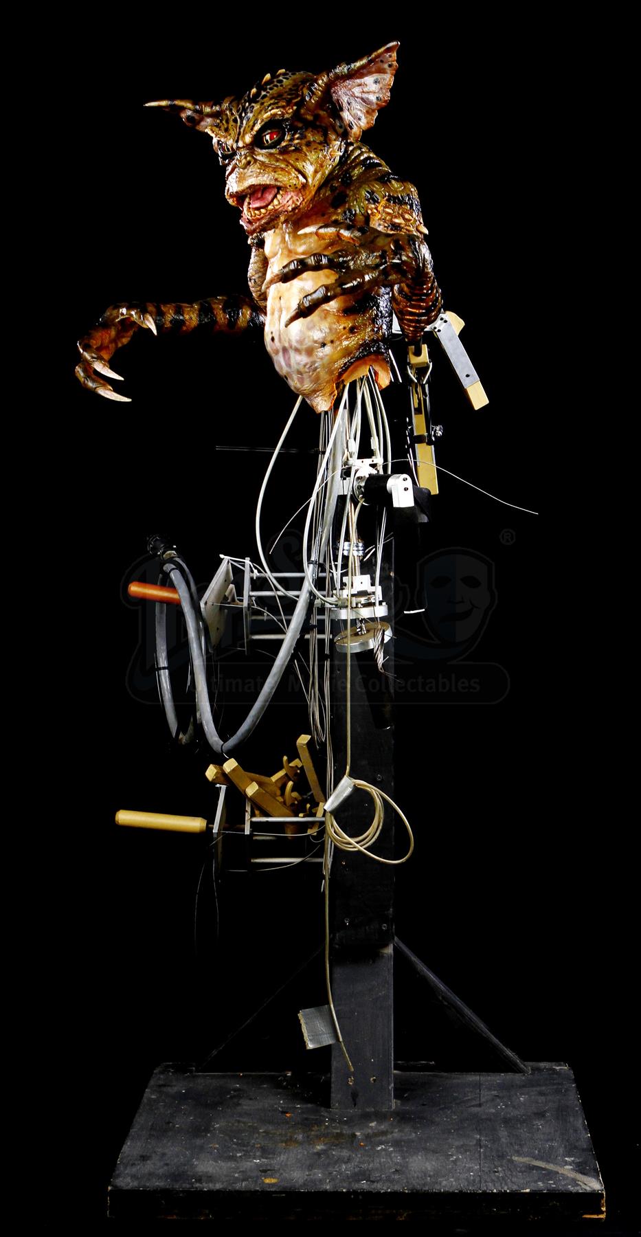 A mechanical George Gremlin puppet from Joe Dante's horror comedy ...