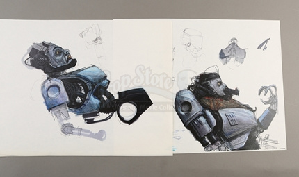 ROBOCOP 2 - Printed Cain Concept Art - Current price: $450