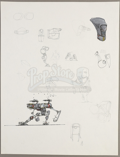 ROBOCOP 2 - Hand-Drawn Cain Concept Art by Craig Davies - Current price ...