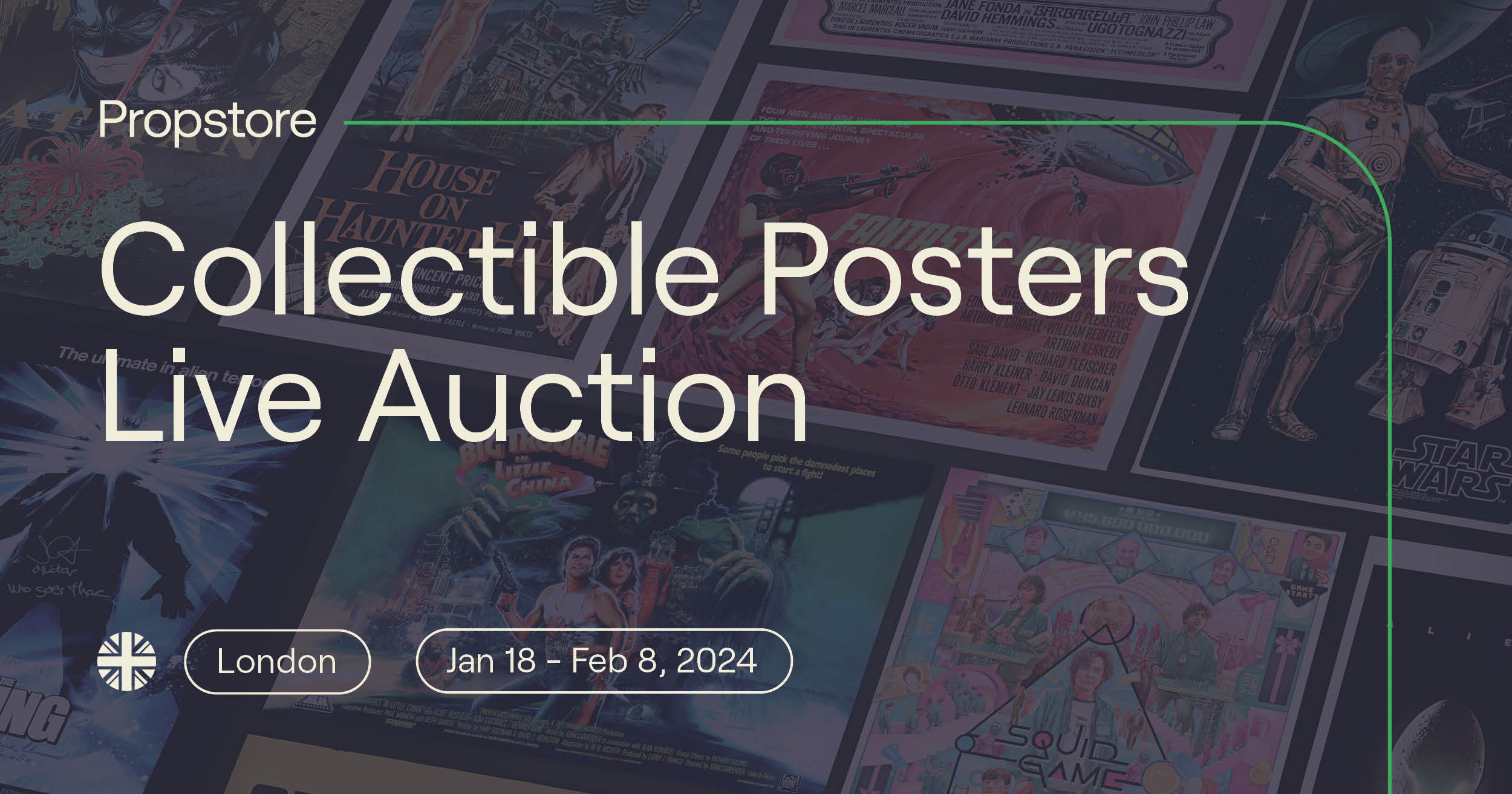Collectible Posters Live Auction: London - February 2024