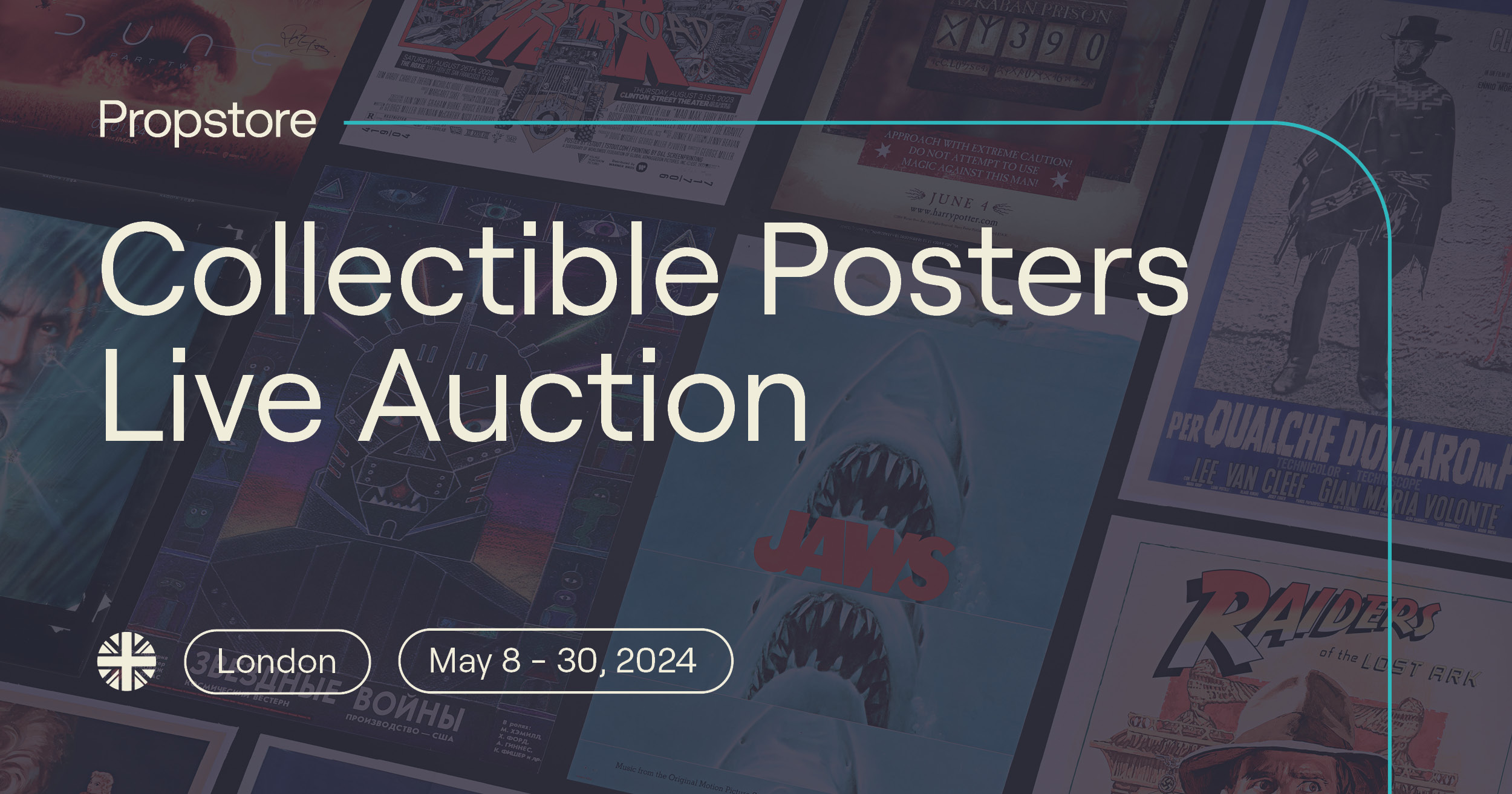 Collectible Posters Live Auction: London - May 2024