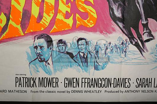 THE DEVIL RIDES OUT (1968) - UK Quad Poster (1968) - Current price: £1400