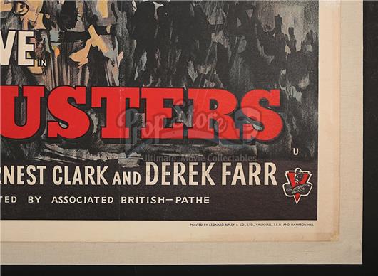 THE DAM BUSTERS (1955) - UK Quad Poster (1955) - Current price: £6000