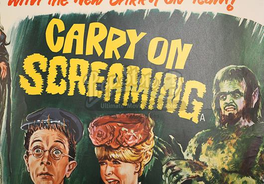 CARRY ON SCREAMING! (1966) - UK Quad Poster (1966) - Current price: £500