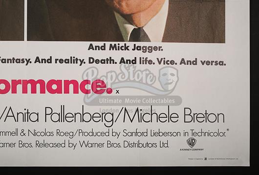 PERFORMANCE (1970) - UK Quad Poster (1970) - Current price: £300