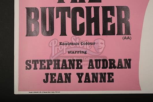 THE BUTCHER (1970) - UK Quad Poster (1972) - Current price: £175