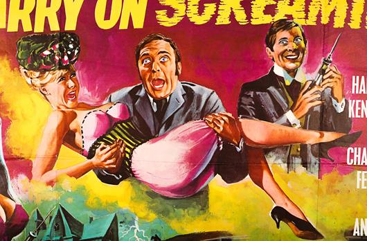 CARRY ON SCREAMING (1966) - UK Quad Poster - Current price: £1100