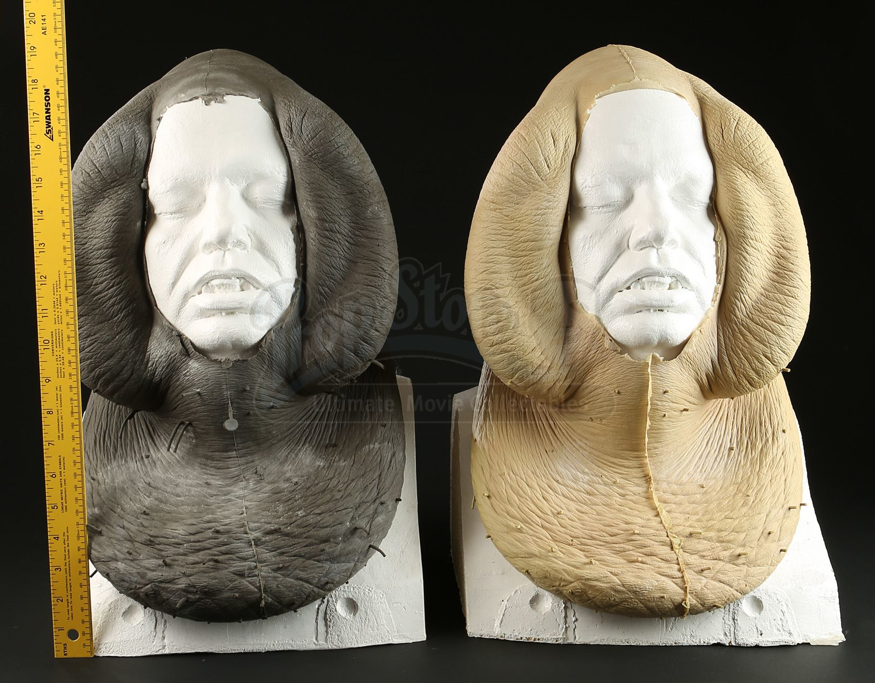 PLANET OF THE APES (2001) - Pair of Senator Nado (Glenn Shadix) Cowls ...