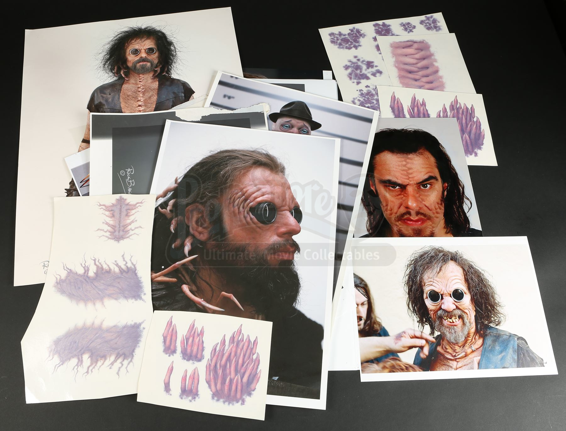 MEN IN BLACK 3 (2012) - Boris (Jermaine Clement) Make-up Test Prints