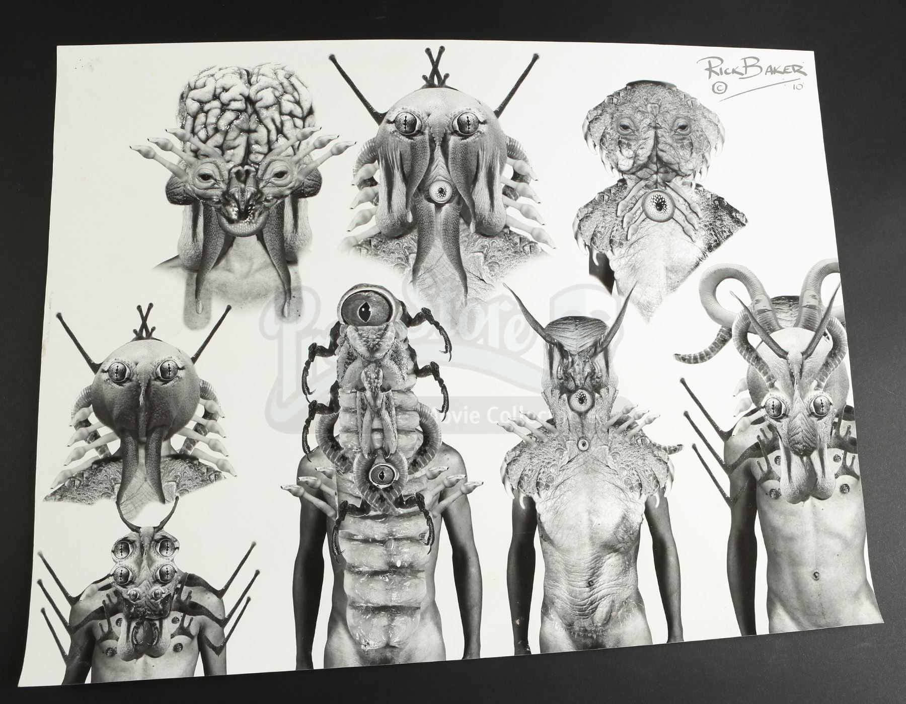 MEN IN BLACK 3 (2012) - Production Used Rick Baker Alien Concept Prints