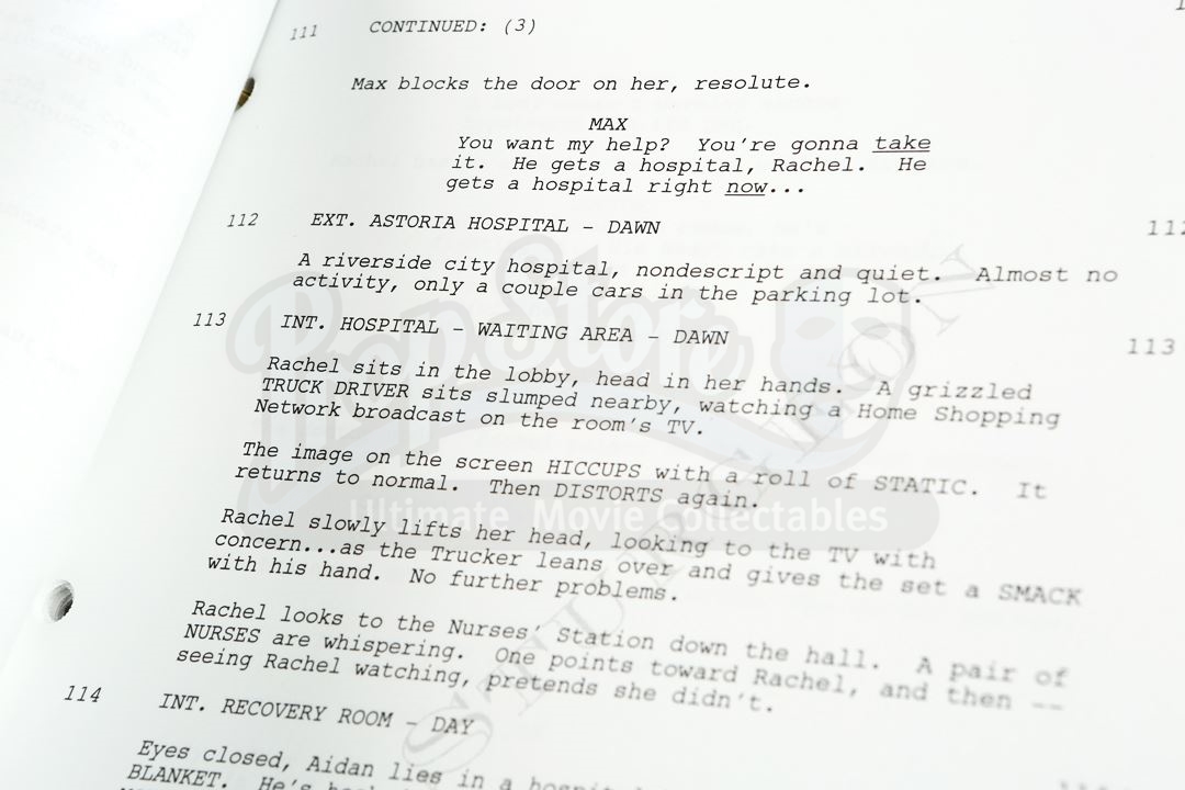 THE RING TWO (2005) - Shooting Script