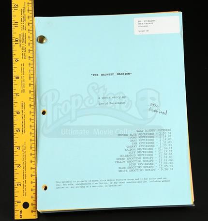 THE HAUNTED MANSION (2003) - Script
