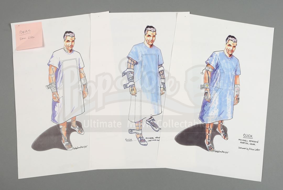 CLICK (2006) - Printed Michael Newman (Adam Sandler) Hospital Costume ...