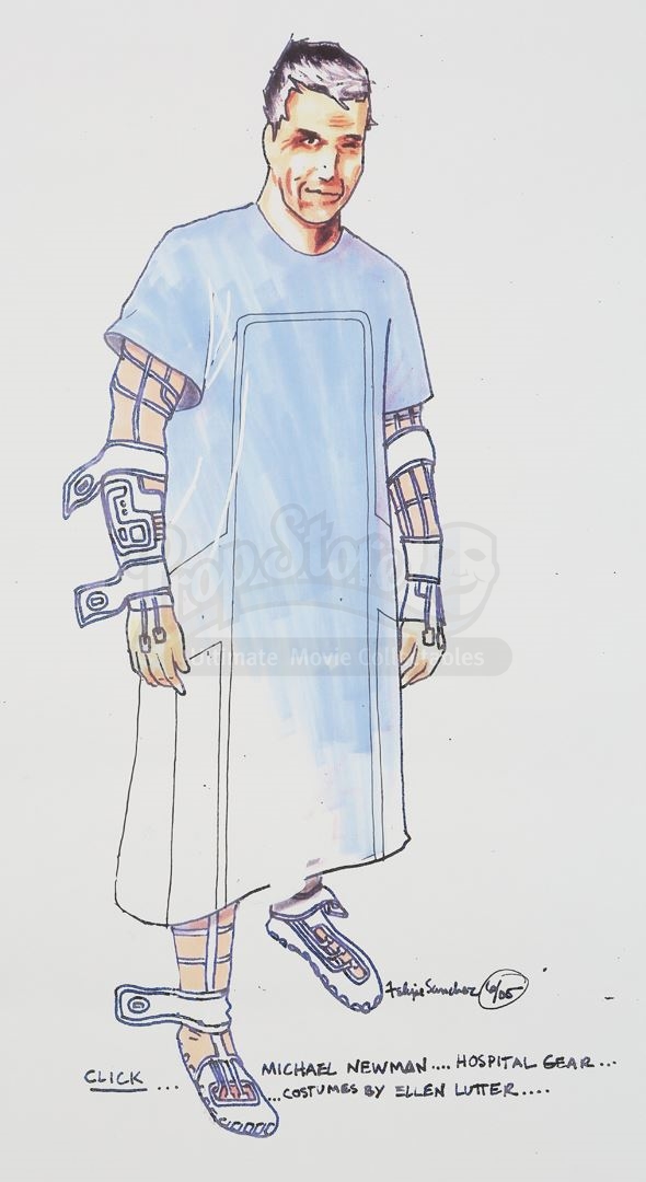 CLICK (2006) - Printed Michael Newman (Adam Sandler) Hospital Costume ...