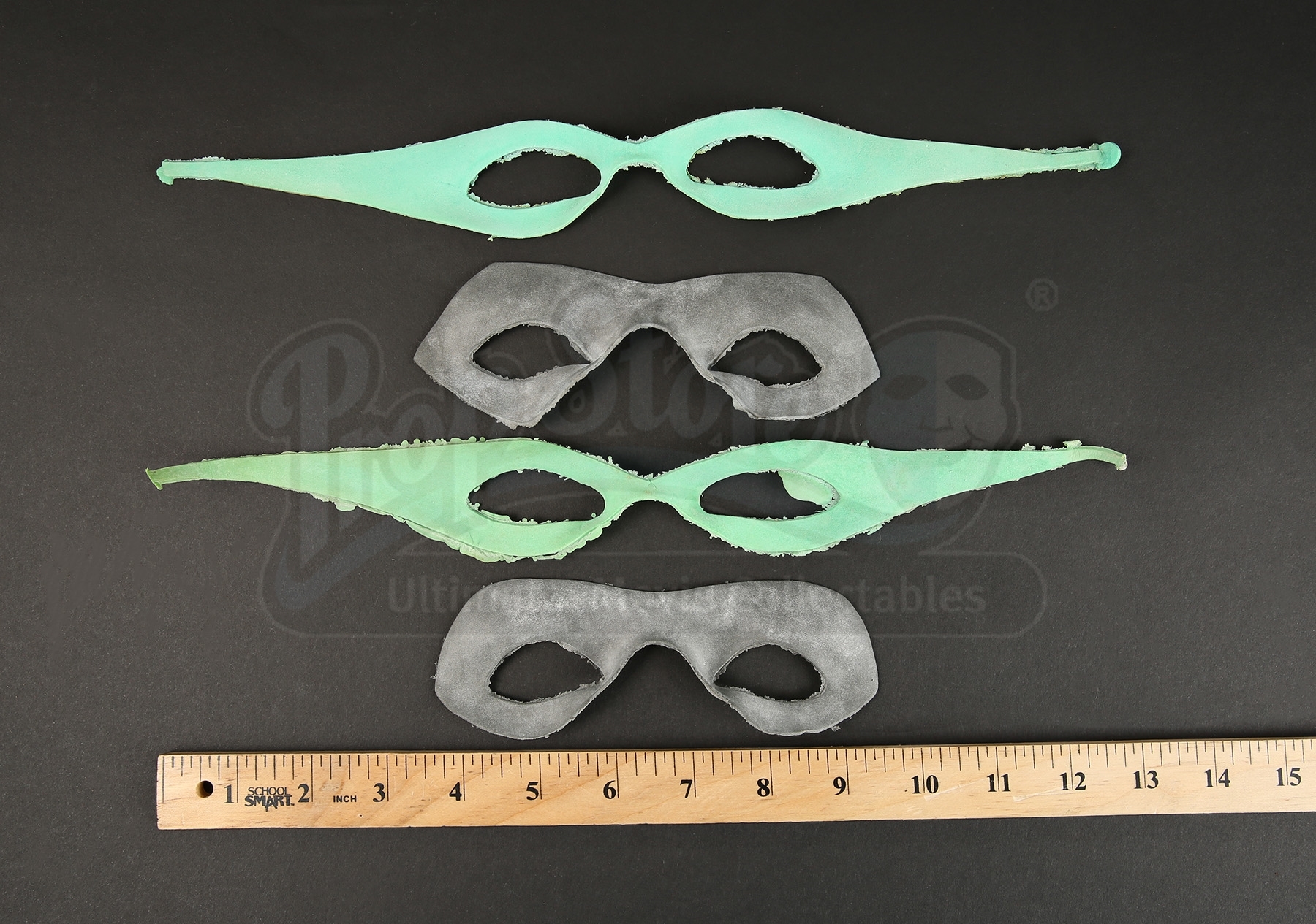 BATMAN FOREVER (1995) - Pair of Riddler (Jim Carrey) Masks and Eye ...