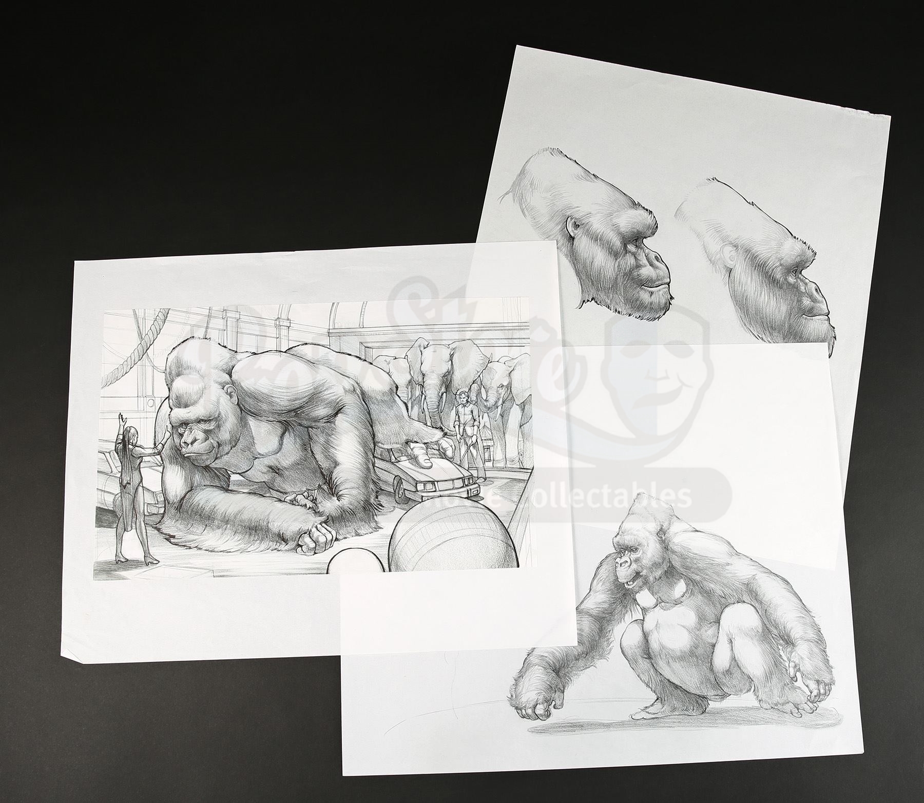MIGHTY JOE YOUNG (1998) - Hand-Drawn Joe Concept Art