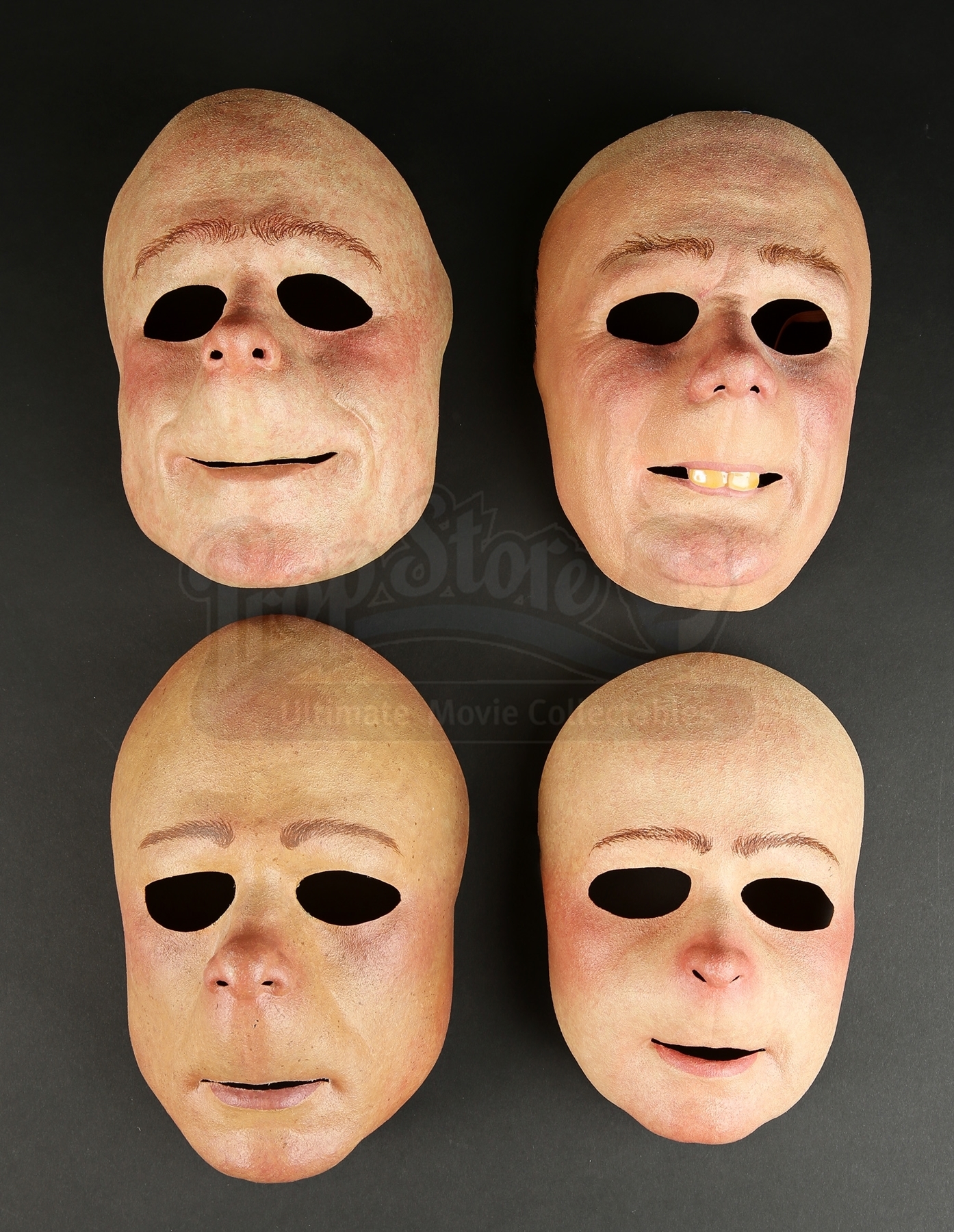 HOW THE GRINCH STOLE CHRISTMAS (2000) - Lot of Four Who Masks