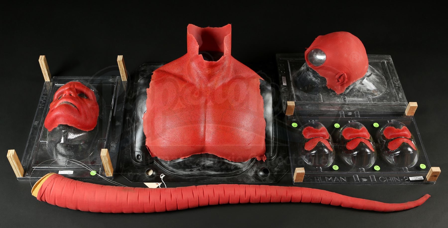 HELLBOY (2004) - Hellboy (Ron Perlman) Appliances with Tail - Current ...