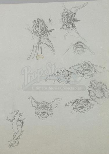 GREMLINS 2: THE NEW BATCH (1990) - Gremlin Hand-Drawn Pencil Sketches ...
