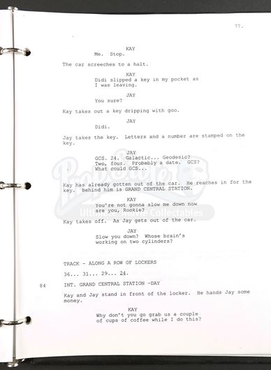 VARIOUS PRODUCTIONS - Men In Black Scripts