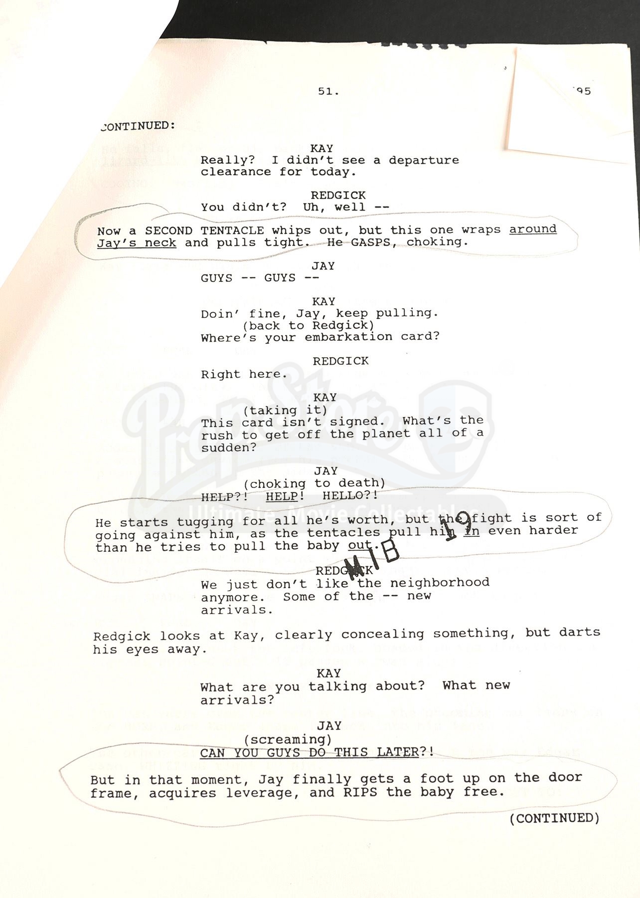 VARIOUS PRODUCTIONS - Men In Black Scripts
