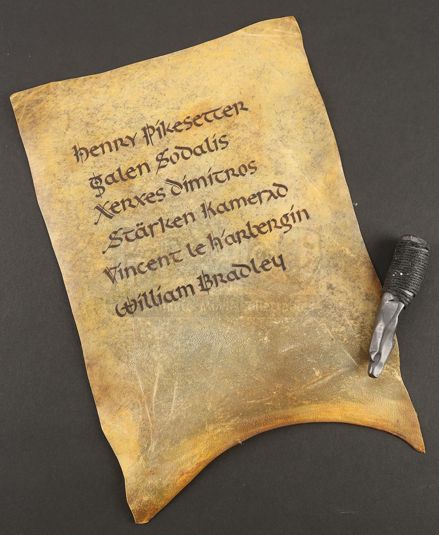 Master Gregory's (Jeff Bridges) Apprentice List - Current price: $50