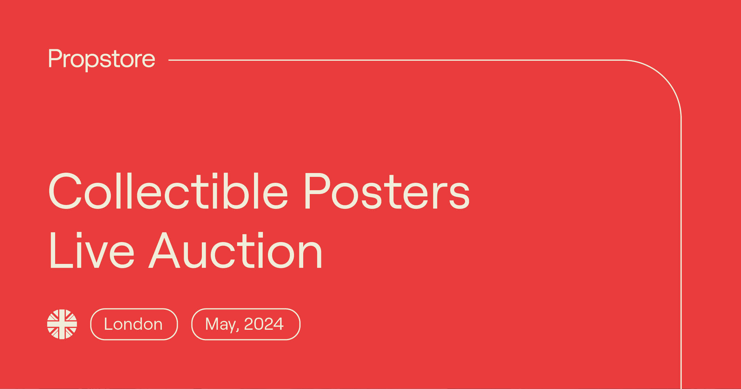 Collectible Posters Live Auction: London - May 2024